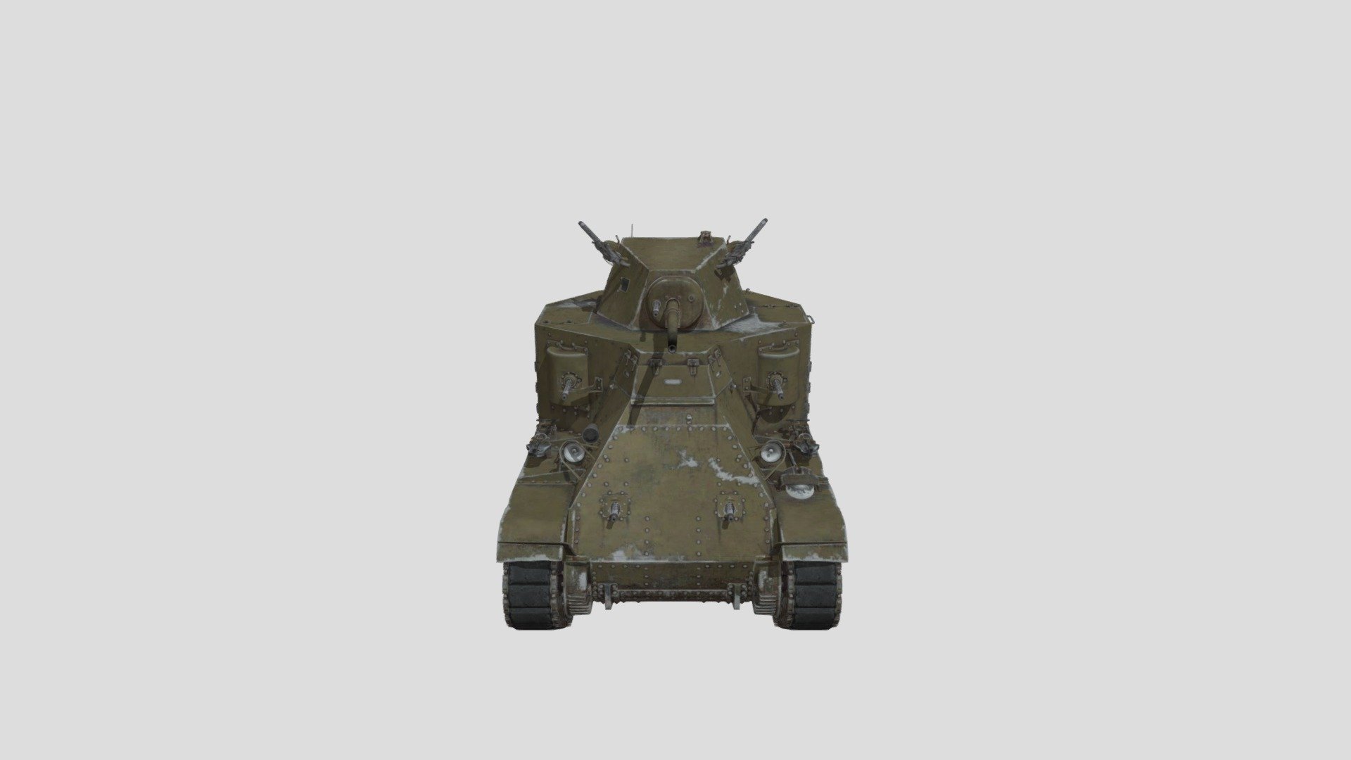 Medium Tank M2 (War Thunder) - Download Free 3D model by KojfDiscord ...