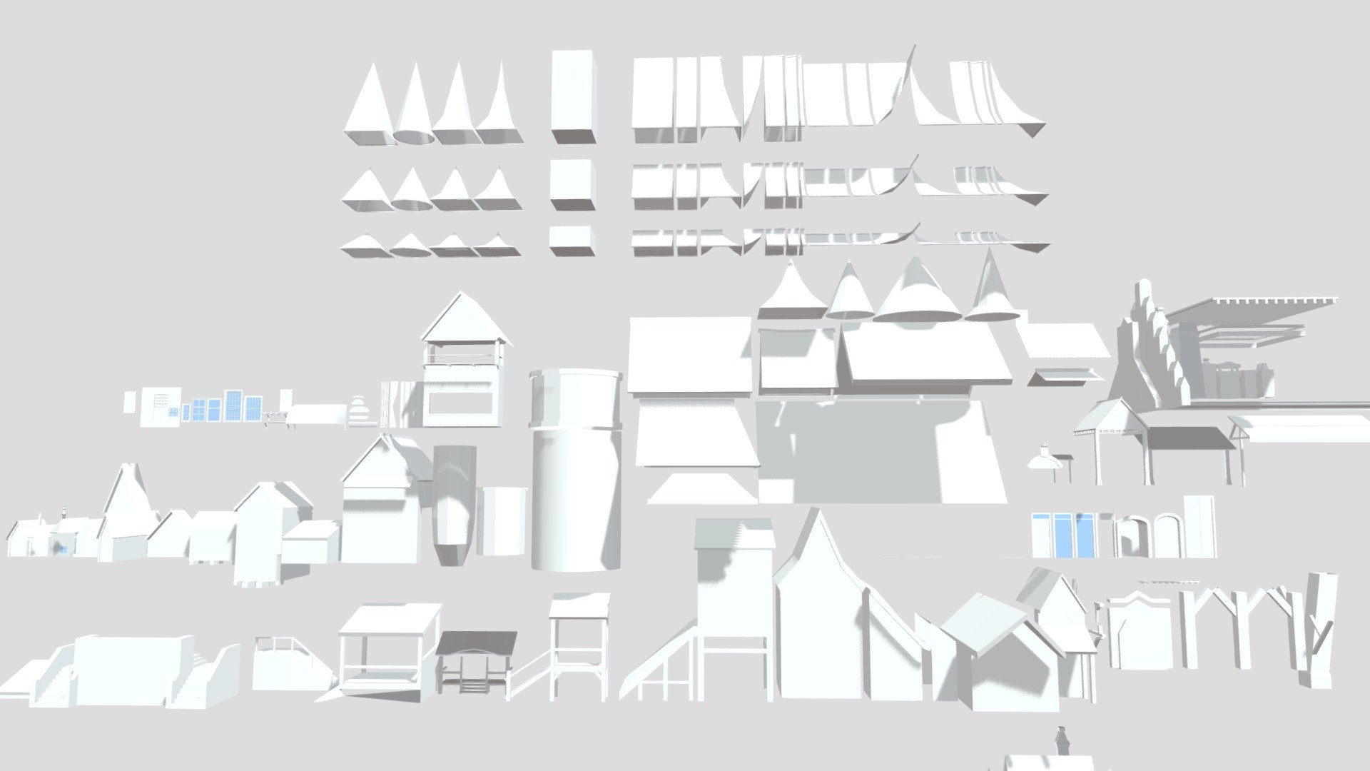 Building assets - 3D model by Manopoli (@etsigonakis) [b42d9cf] - Sketchfab