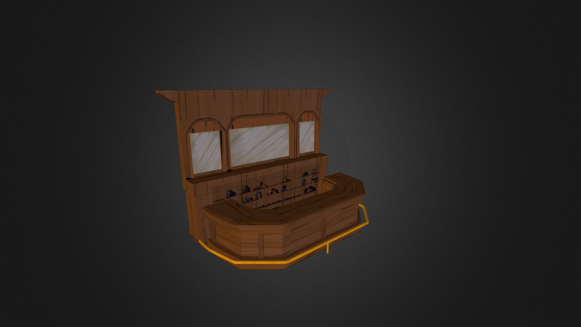 Bar - 3D model by joost_voss [b42e7b4] - Sketchfab