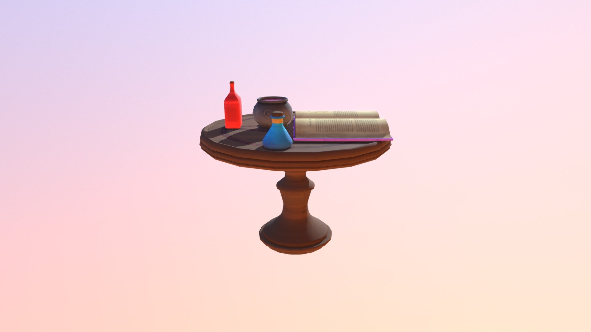 Alchemy Table - 3D model by Andrew Rollins (@andrew.rollins) [b42e978 ...