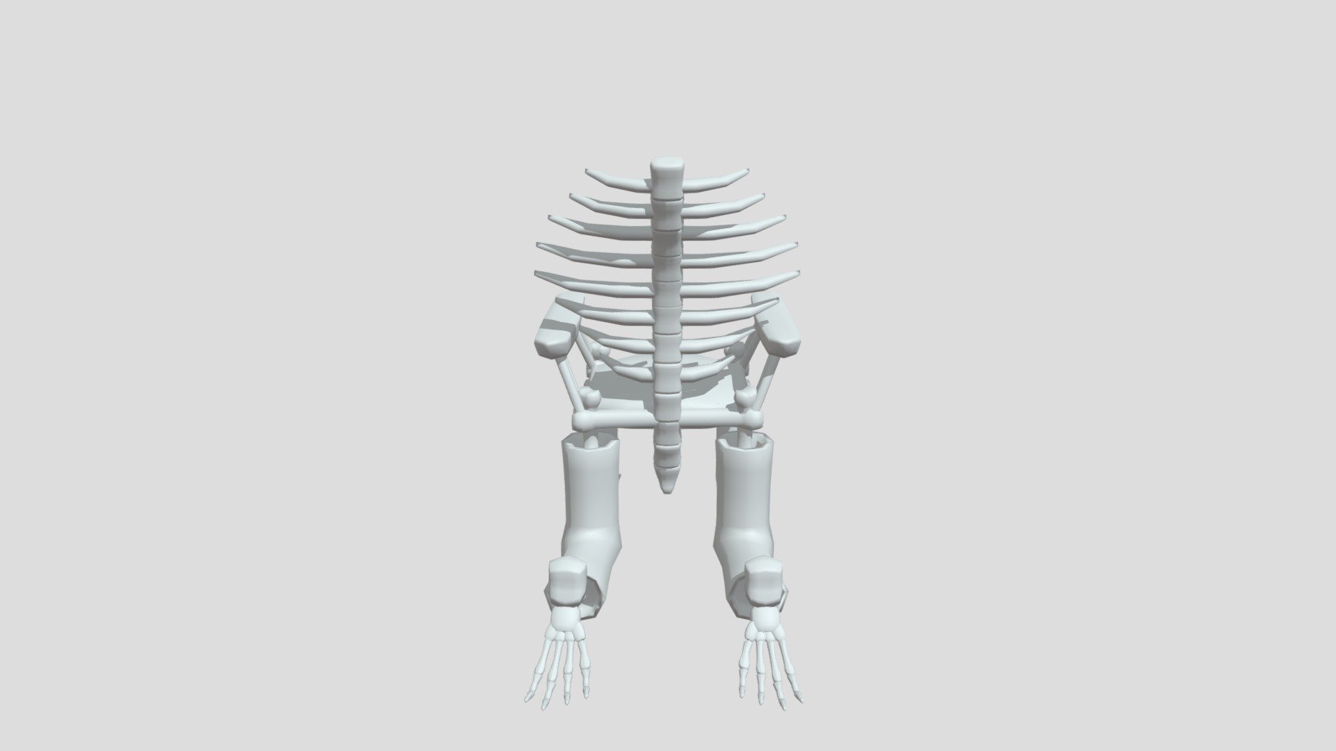 Human Chair - Download Free 3D model by morienvoss [b42fda9] - Sketchfab