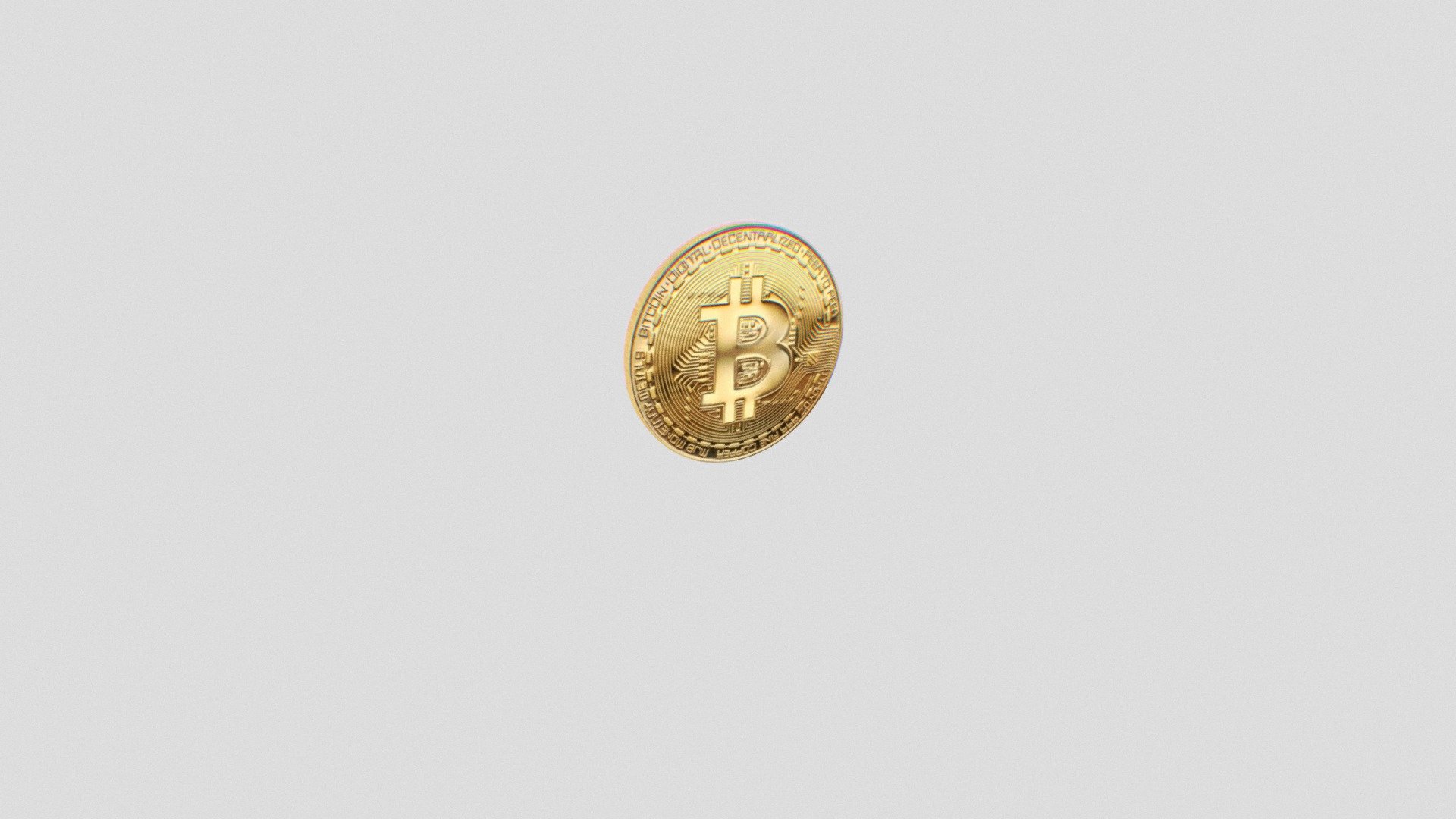 Bitcoin BTC Gold Lowpoly - 3D model by anand0 [b4314c5] - Sketchfab