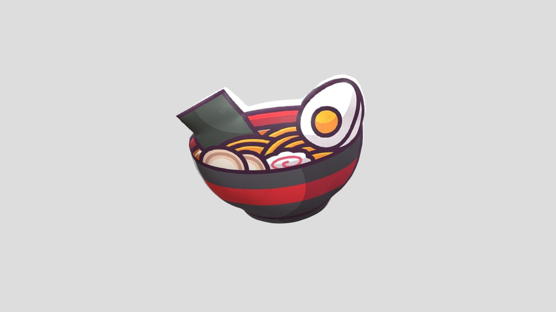 Ramen - 3D model by graceevelin [b4320d4] - Sketchfab