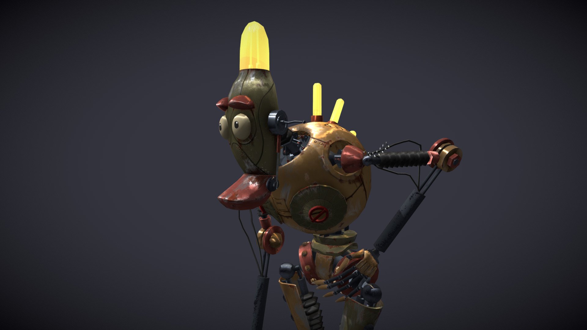 The old Robot! - 3D model by Valery_starpovich (@va1erik) [b432612 ...