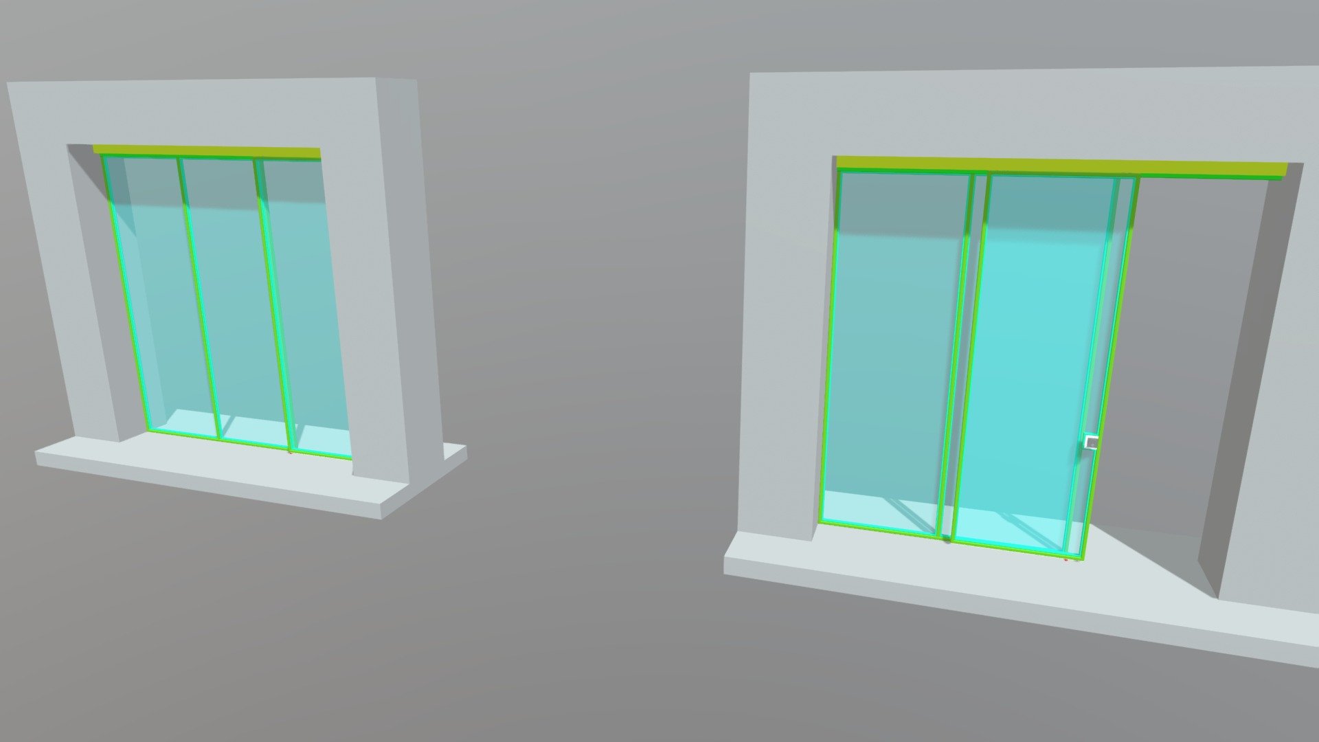 Office Sliding Door MODEL - Blaser Fowler Res 2 - 3D model by JD Stairs ...