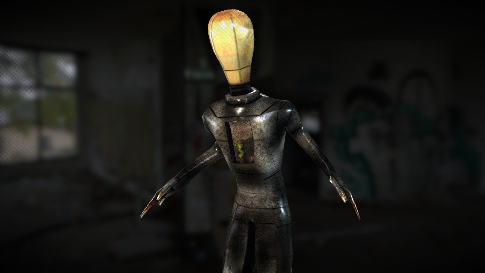 Bulb Man - 3D model by vitocane [b4357c6] - Sketchfab