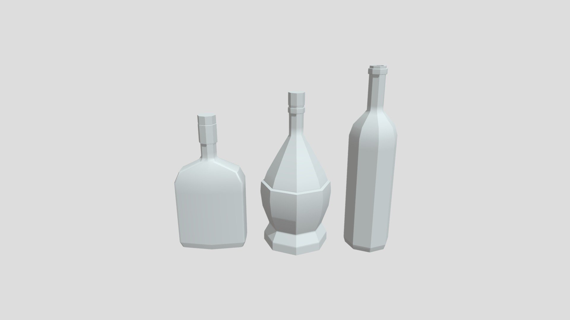 Bottle - 3D model by NuoyaD [b436ae9] - Sketchfab