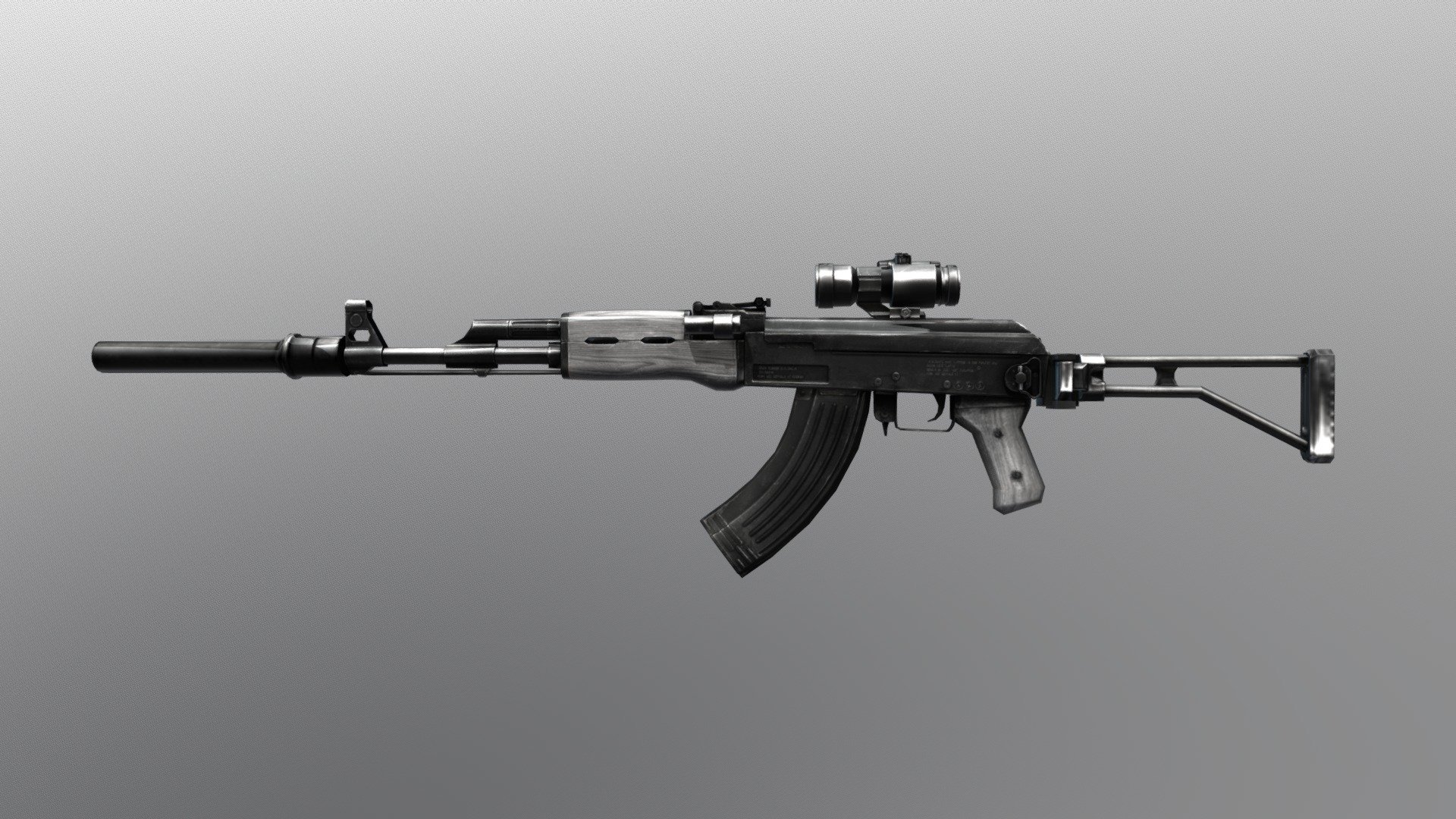 [CrossFire] AK-47 - Custom - 3D model by Peketo [b437dc8] - Sketchfab