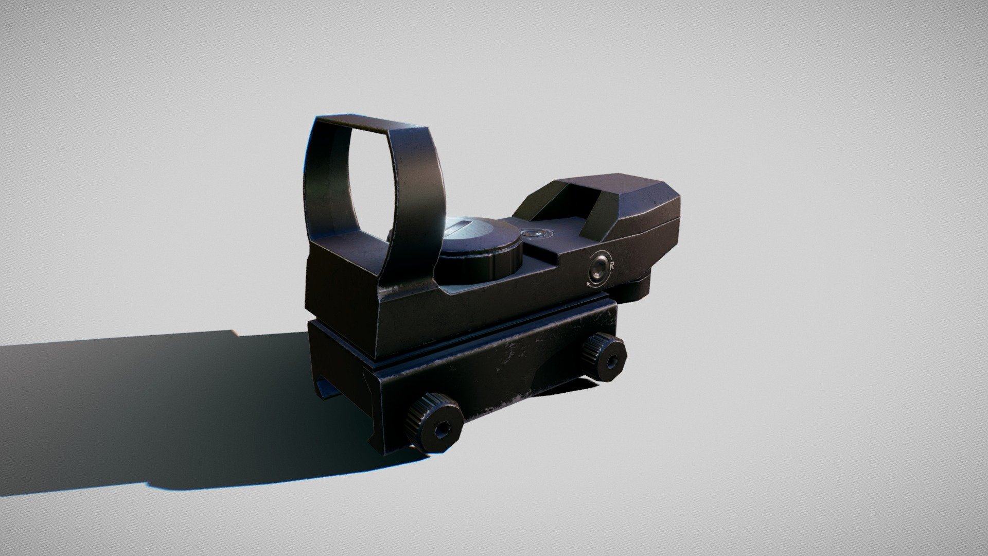 Red Dot Low Poly - 3D model by David Phoenix (@daphoeno) [b438839 ...