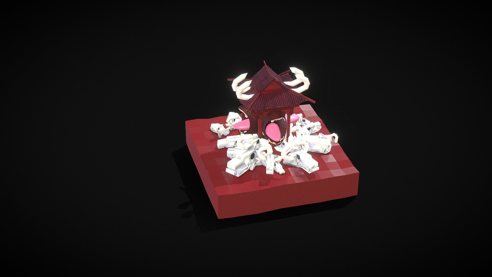 Malevolent Shrine - Download Free 3D model by Ahbangkun [b438be7 ...