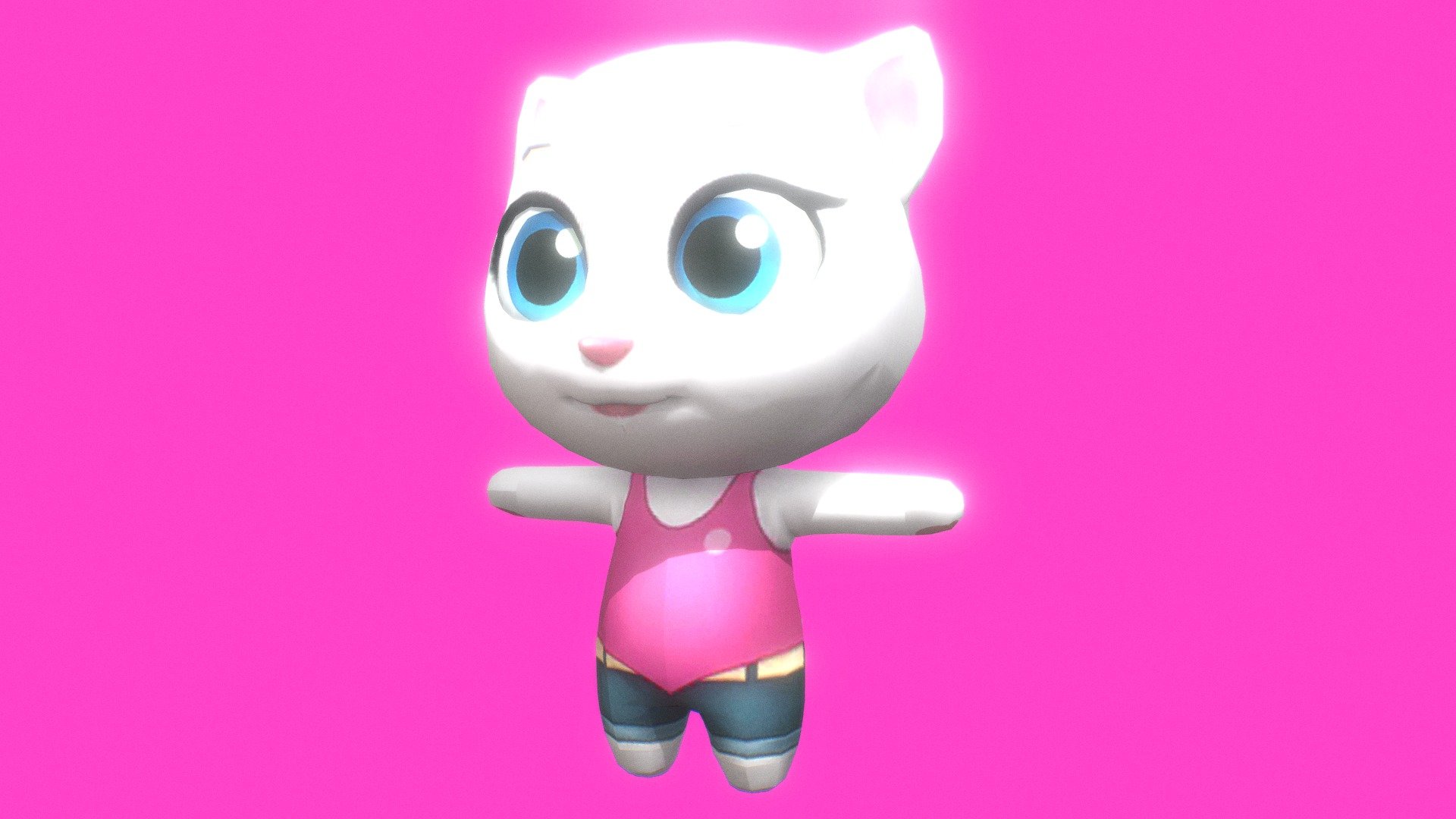 Angela (Gold Run Chibi Style/Ver) - Download Free 3D model by Random ...