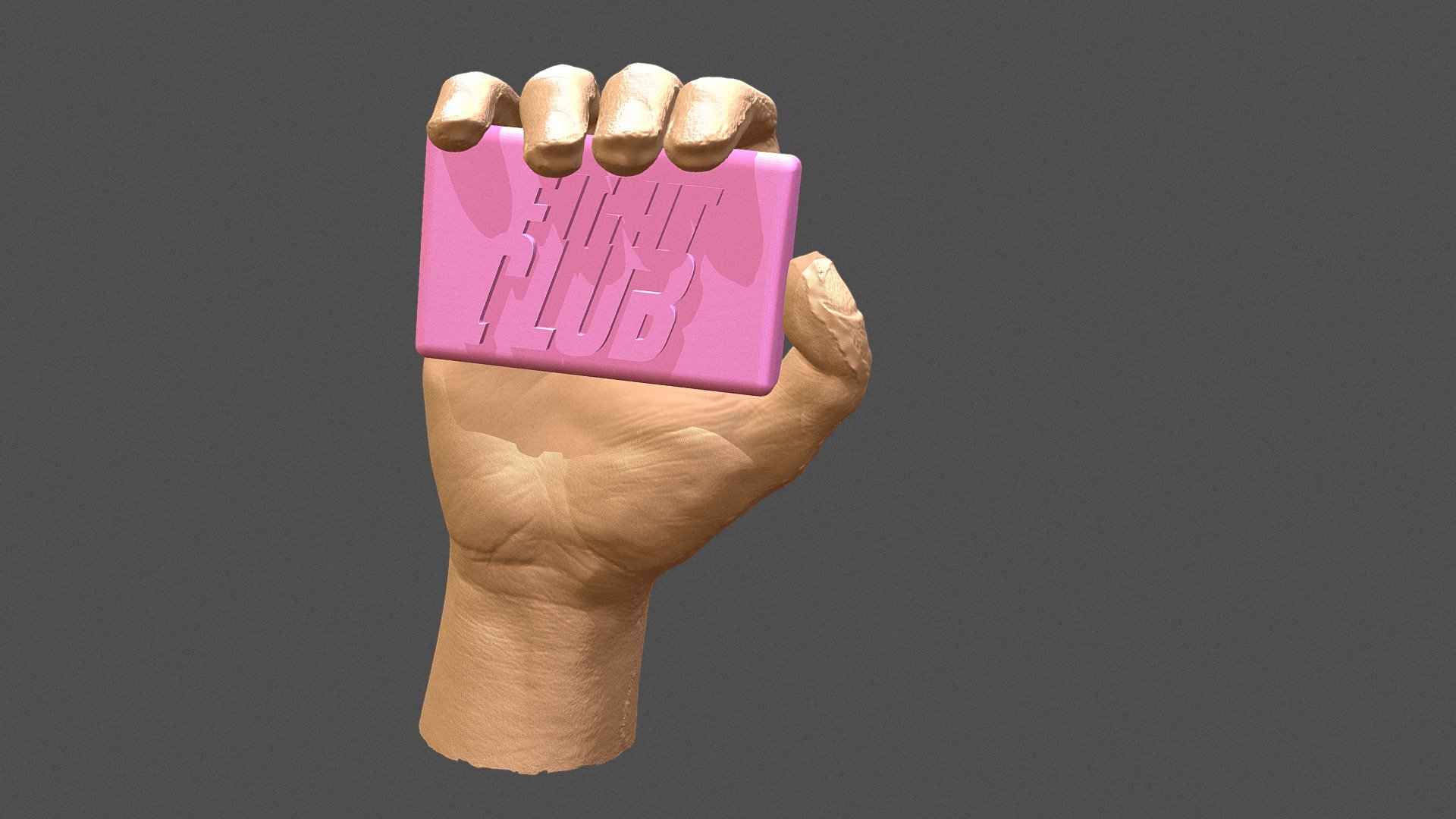 Fight Club Hand Soap 3D Model Brad Pitt - Download Free 3D model by ...