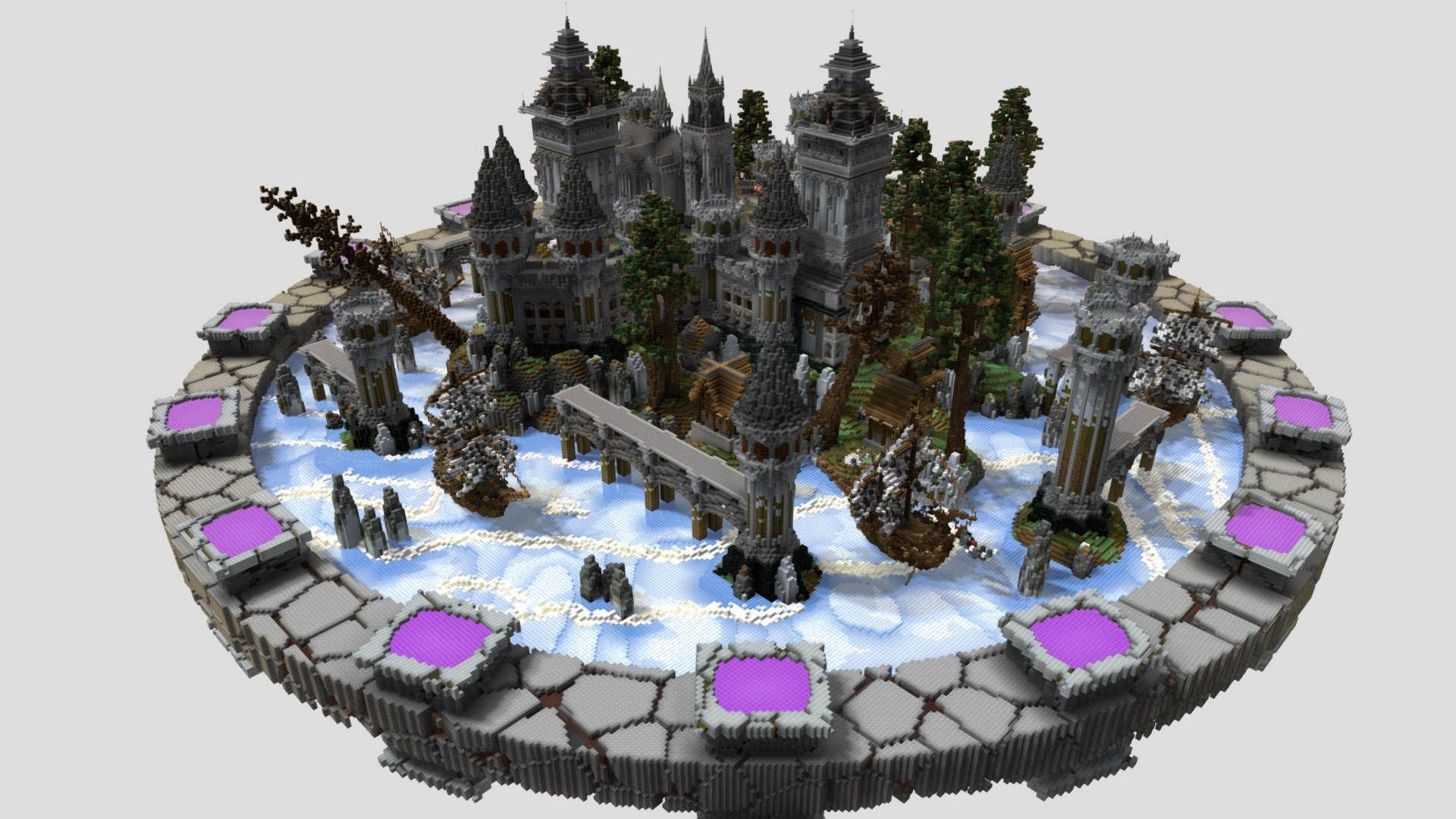 Lobby/Spawn Medieval Theme - 3D model by BACBUILDS (@magapixxd) [b43c547] - Sketchfab
