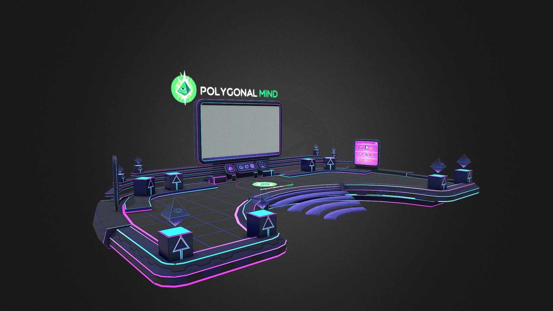 Megacube 2 - Booth (Premium) - Download Free 3D model by Polygonal Mind (@polygonalmind ...