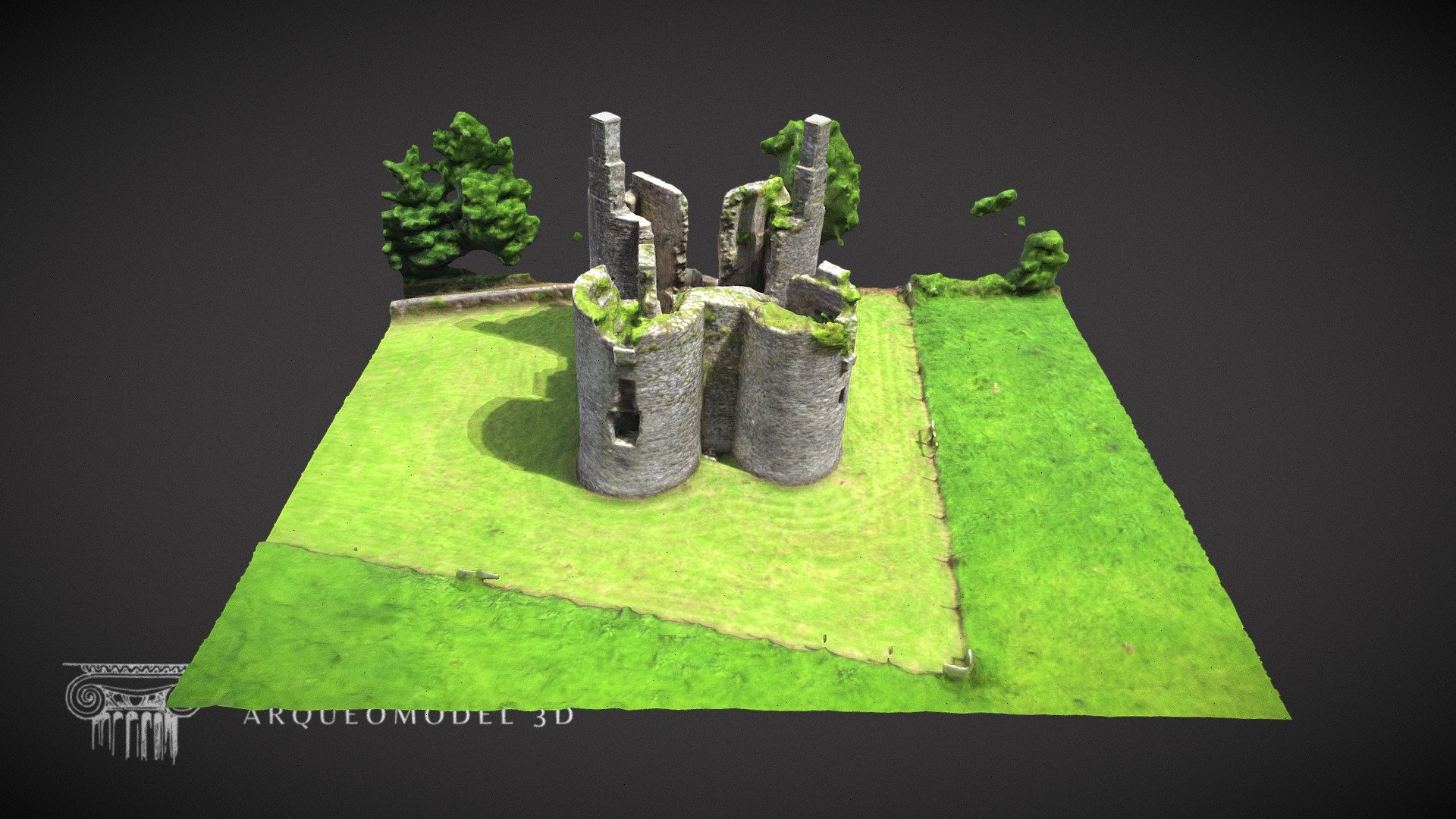 Ballinafad Castle | IRELAND - Buy Royalty Free 3D model by ...