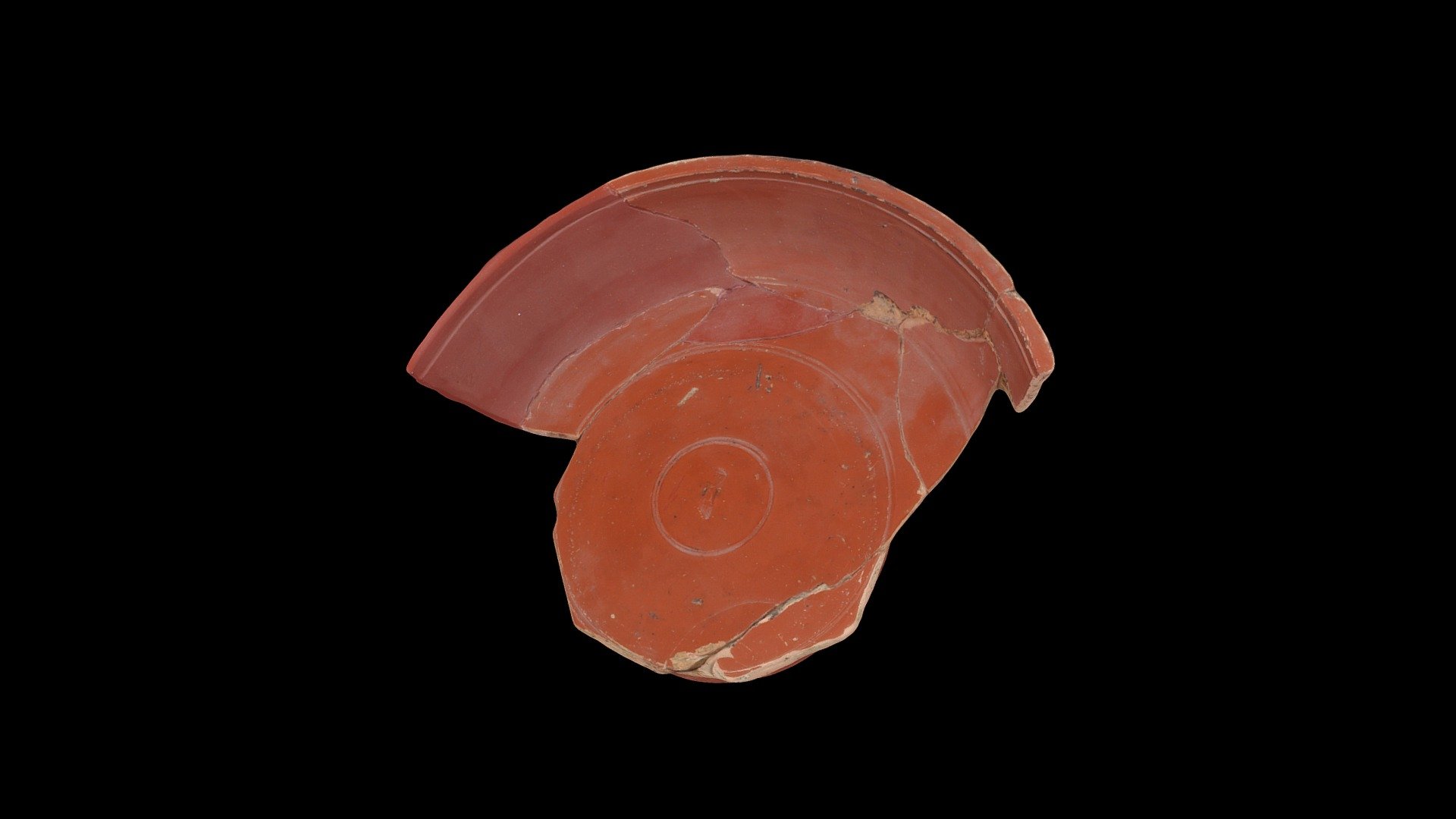 Prato de Terra Sigillata Itálica (Conspectus 3) - 3D model by Catálogo ...