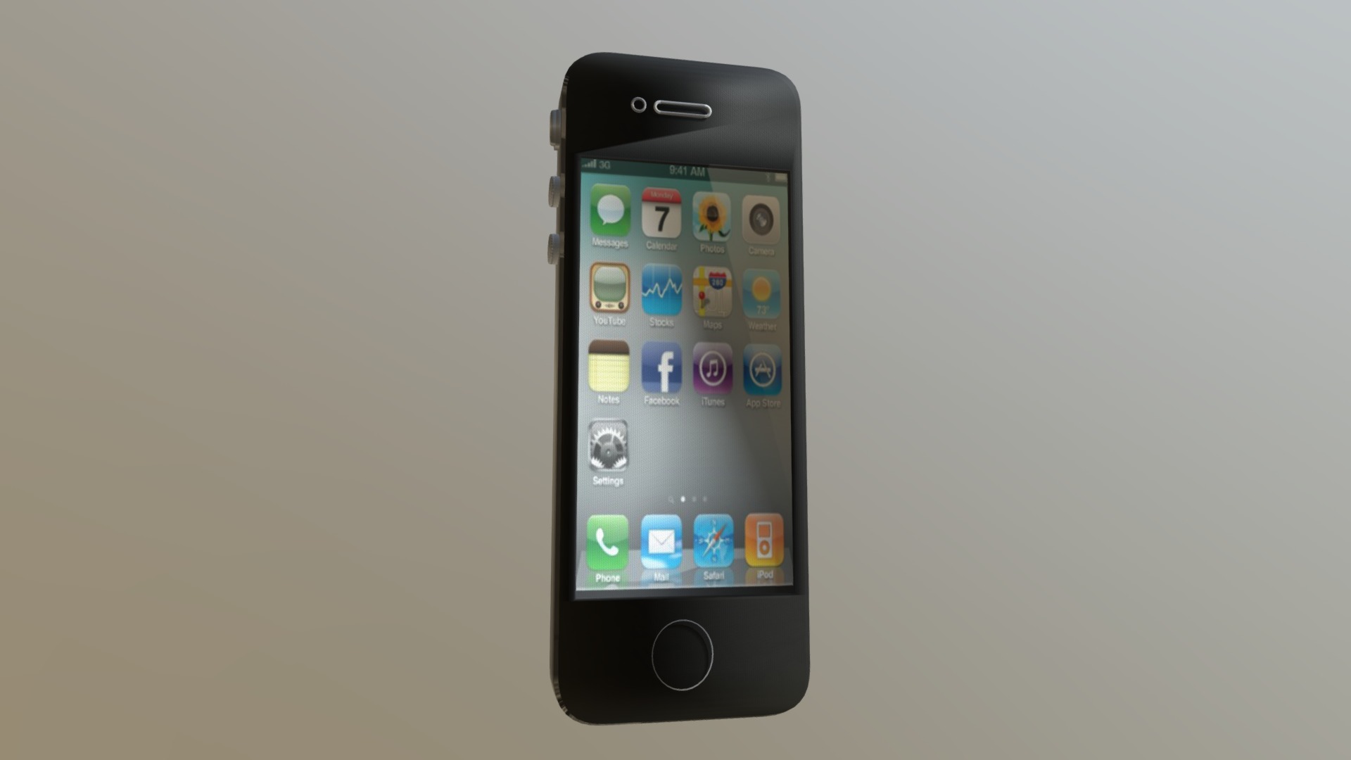 iPhone 4 - 3D model by arte_petraaraujo [b43ff90] - Sketchfab
