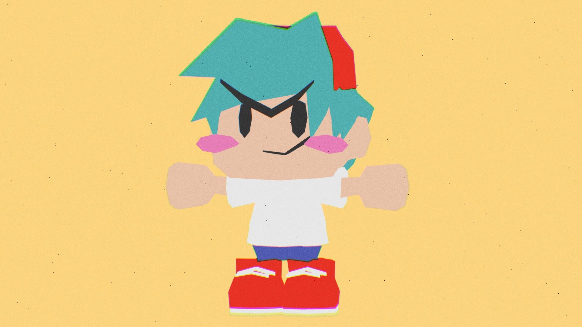 Boyfriend friday night funkin - 3D model by musicandsketches [b440fdd ...