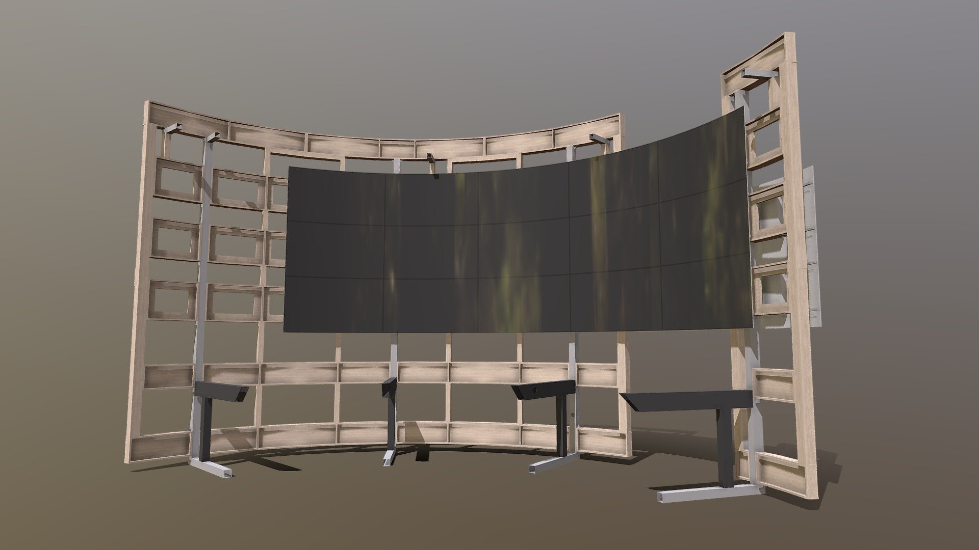 Frame with Screens - 3D model by Concepts [b442424] - Sketchfab