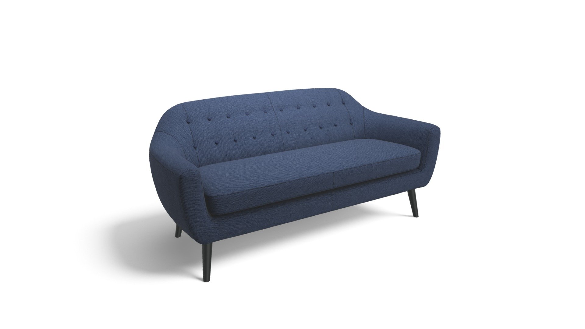 Ritchie 3 Seater Sofa, Scuba Blue - Download Free 3D model by MADE.COM ...