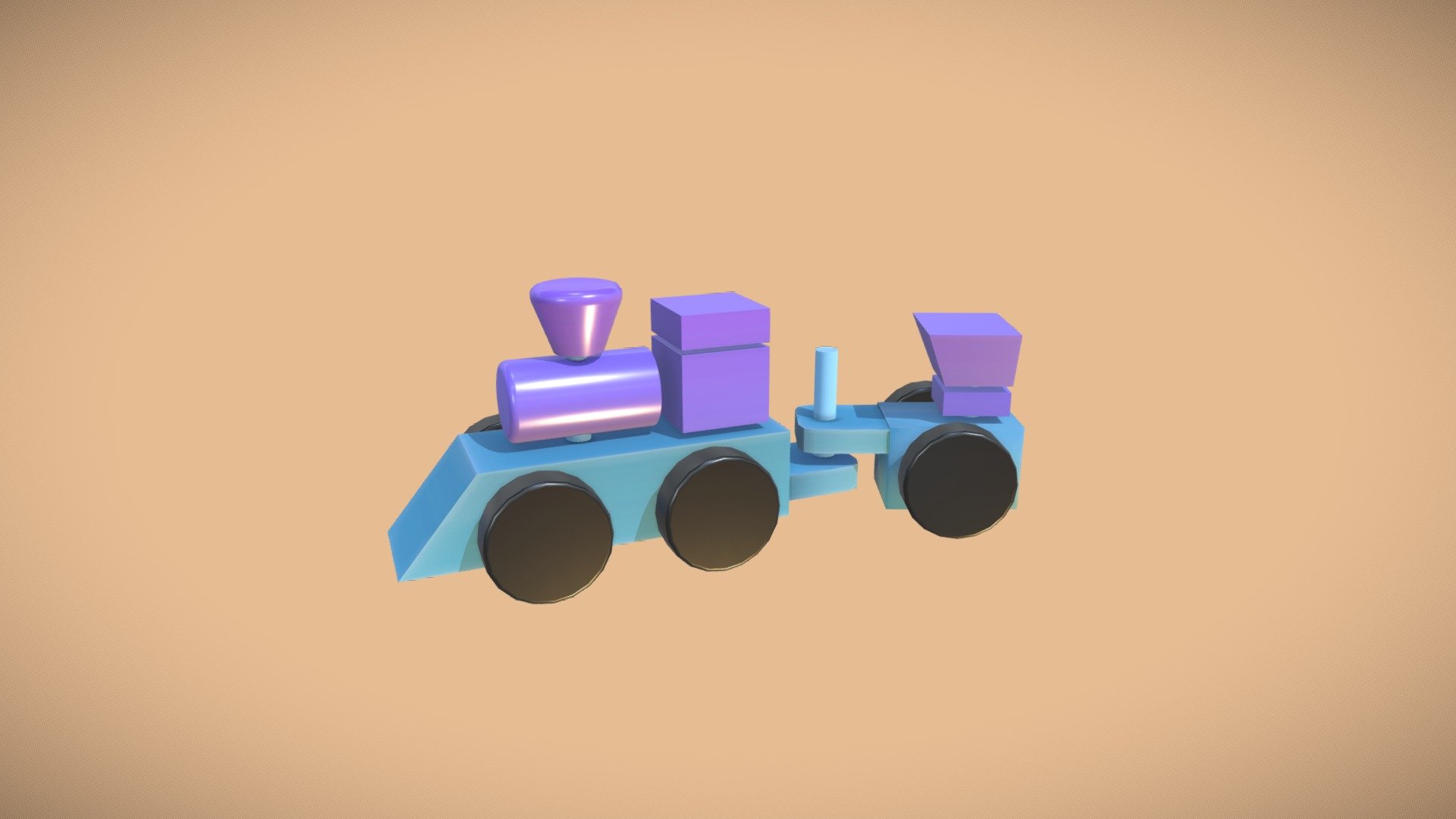 Toy Train - 3D model by GlenW (@willgt) [b44577d] - Sketchfab
