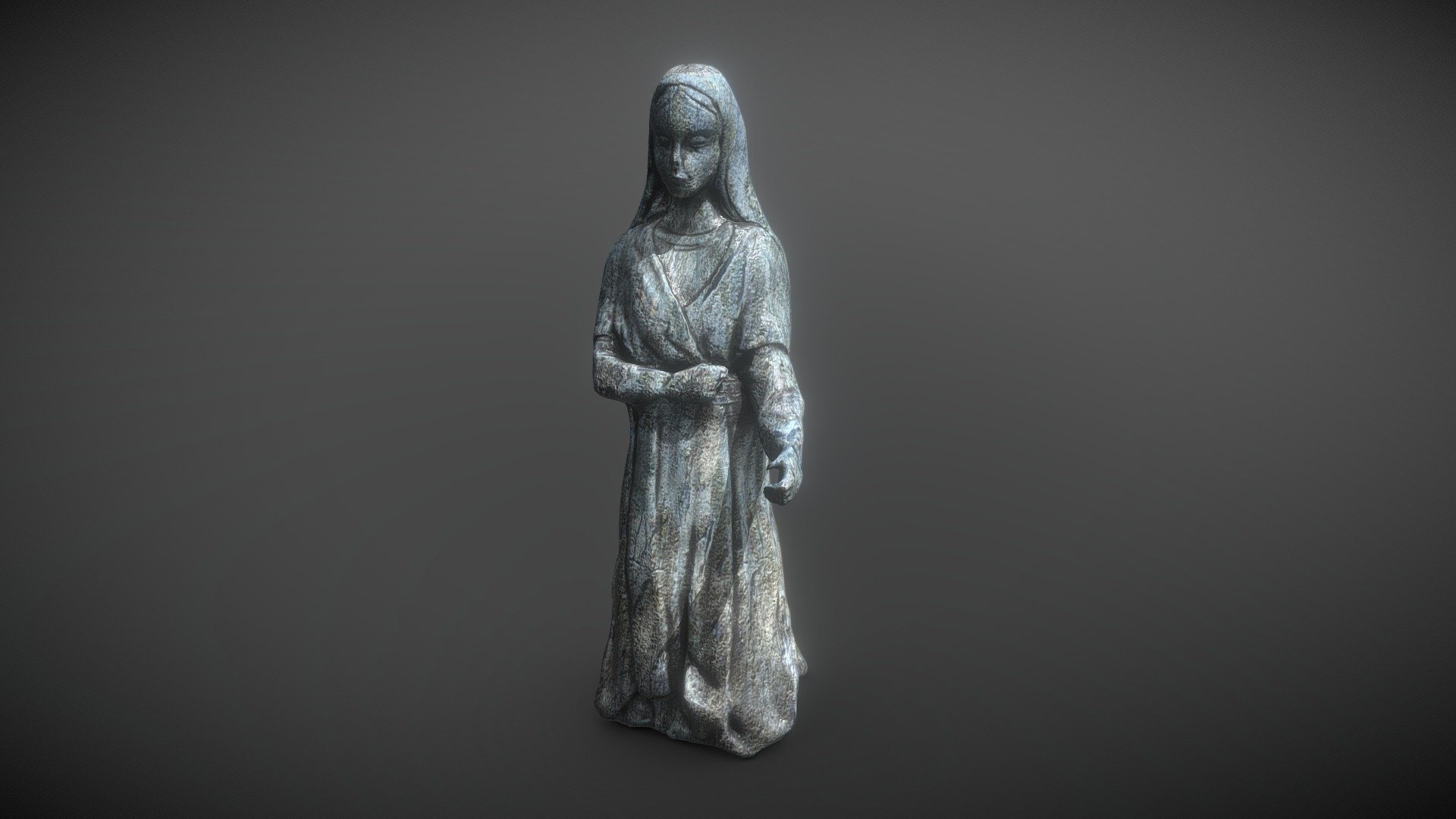 Cemetery Statue - 3D model by heloisemagny [b446343] - Sketchfab