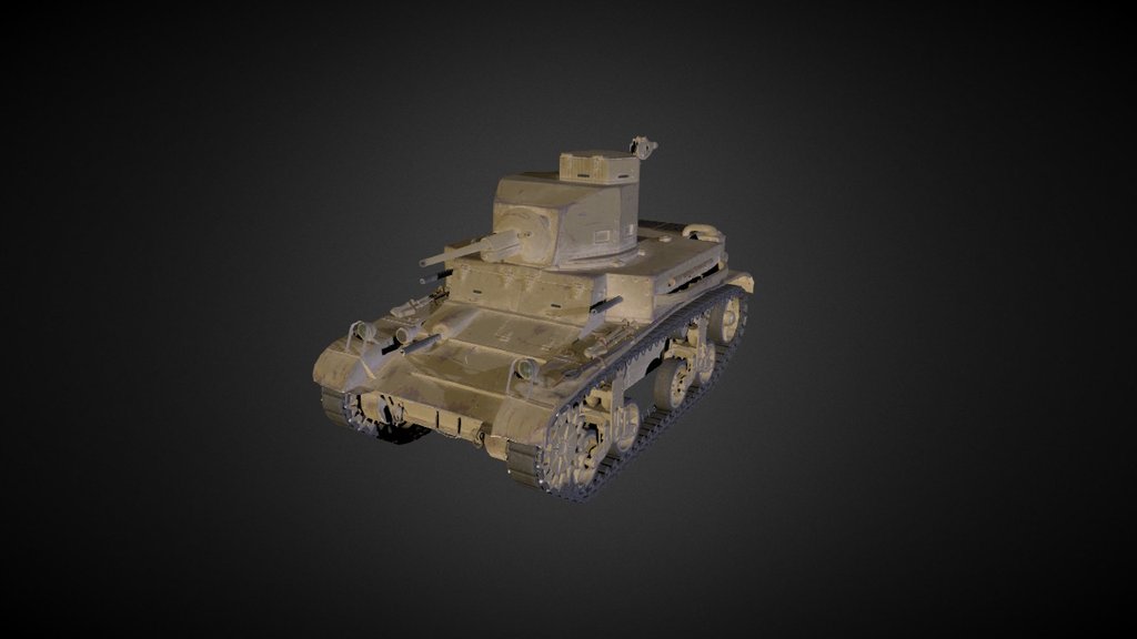 M2 Light Tank - 3D model by Degit22 [b4466b1] - Sketchfab