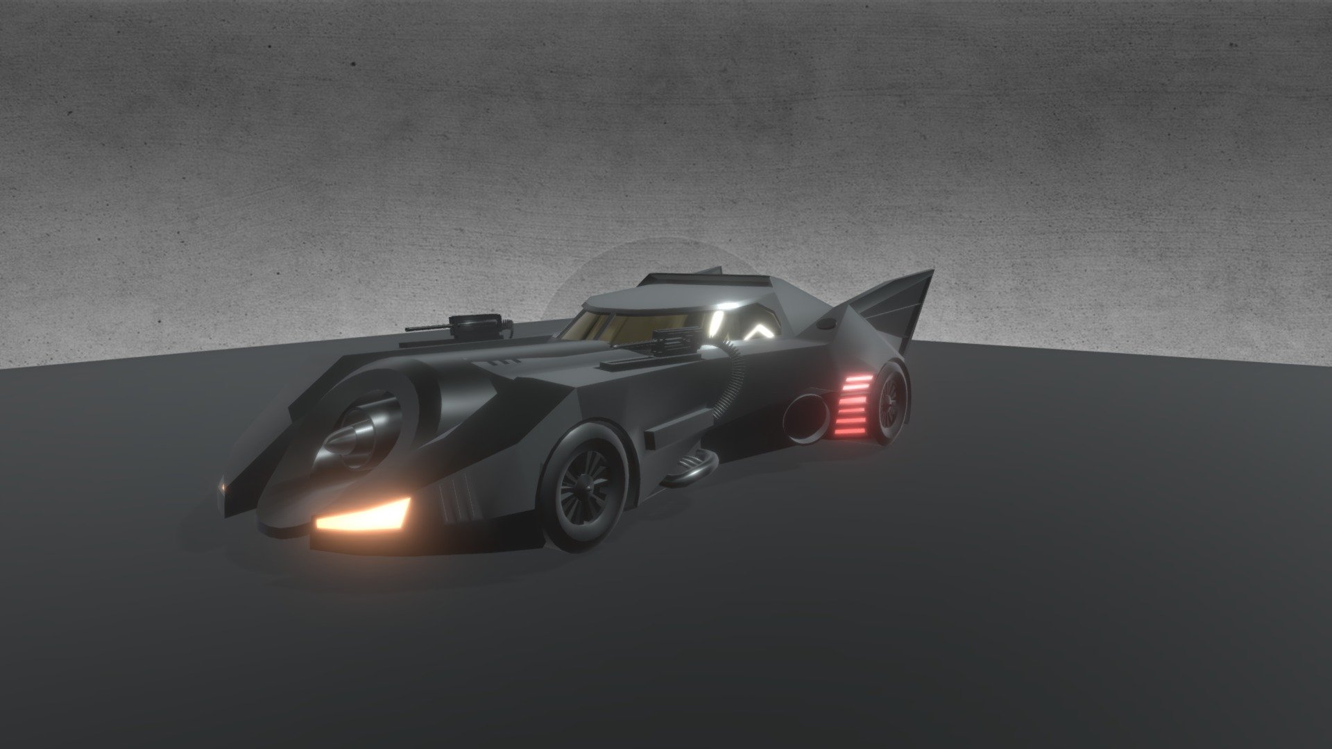 1989 Batmobile - Download Free 3D model by mderksen [b447586] - Sketchfab