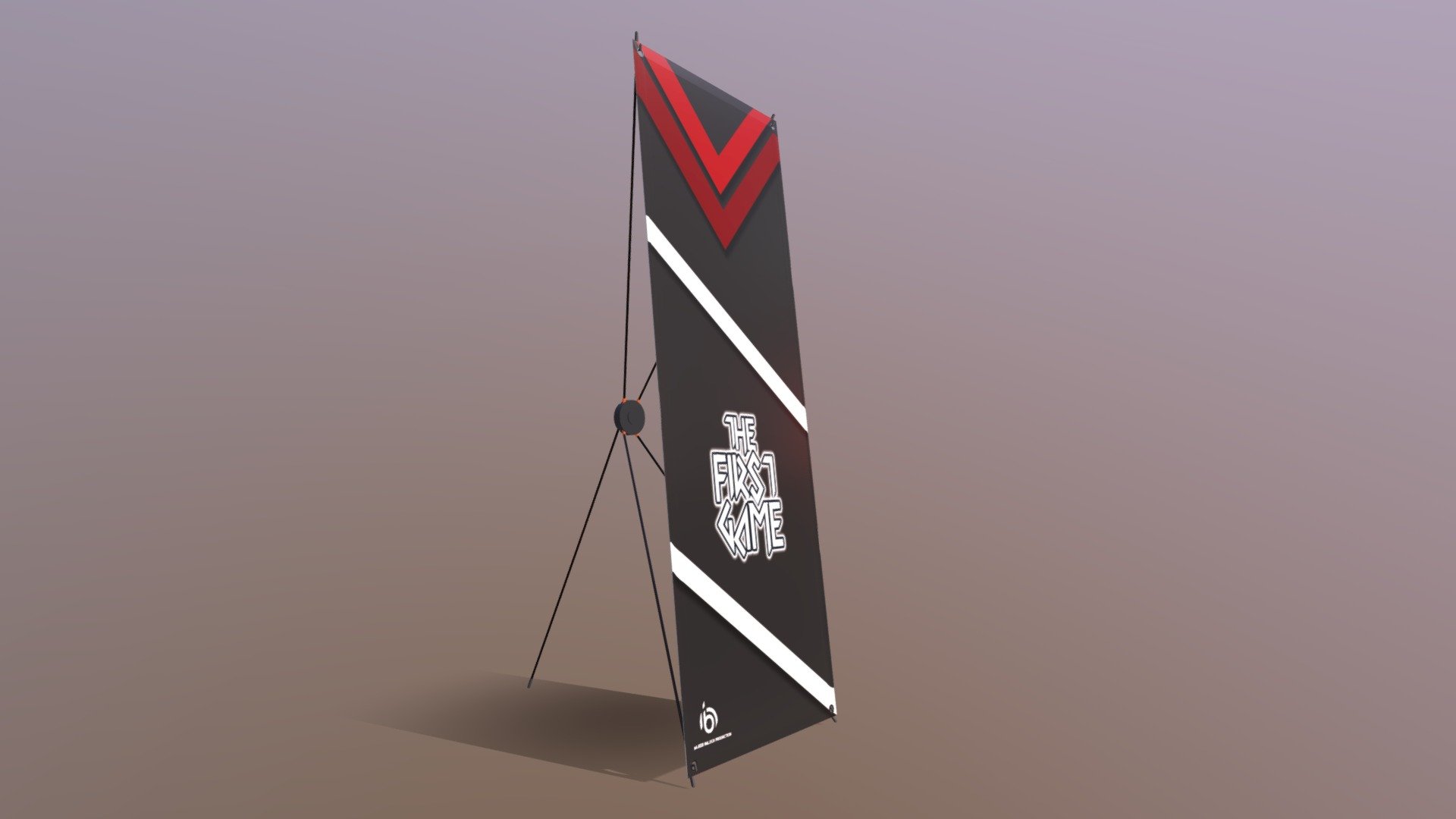 Stand Banner | X Banner - Download Free 3D model by Najeeb Baloch ...