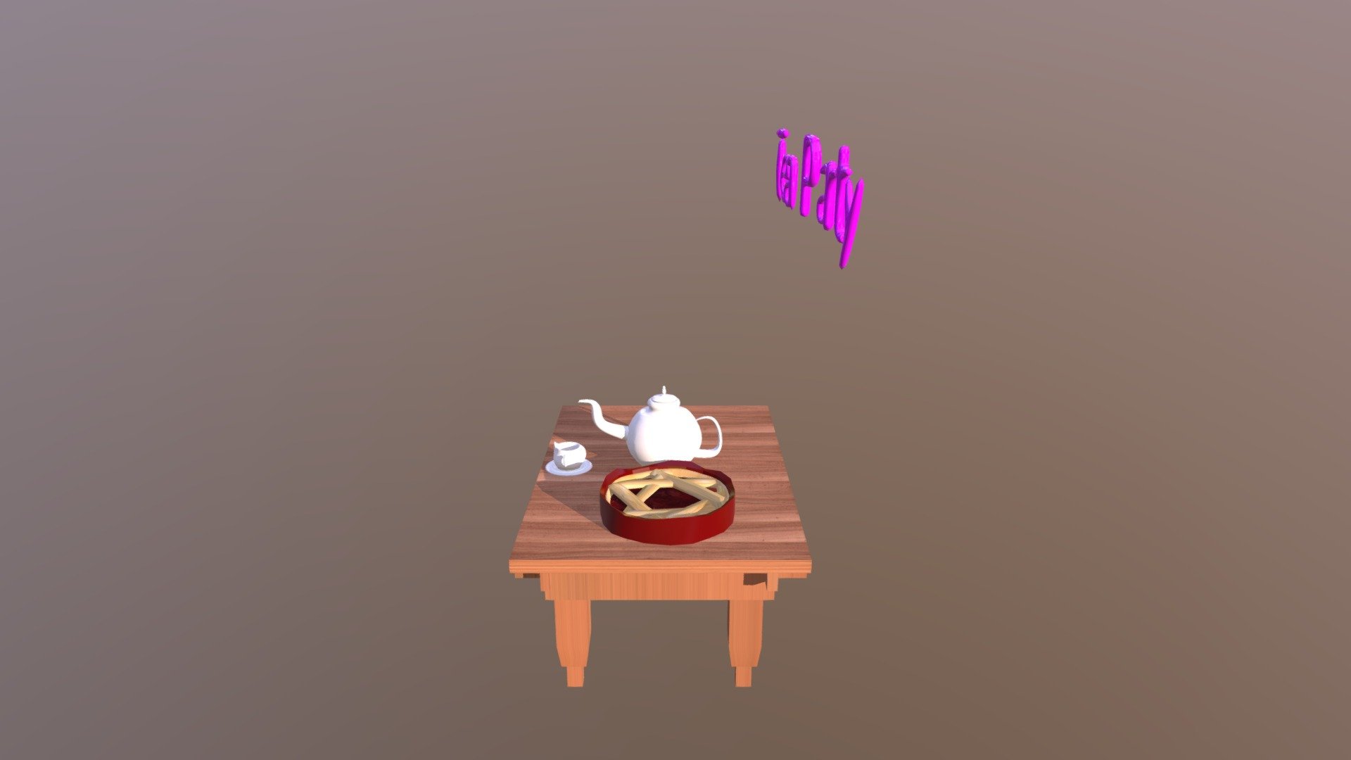 Tea Party Project-Final - 3D model by powdar [b44adfb] - Sketchfab