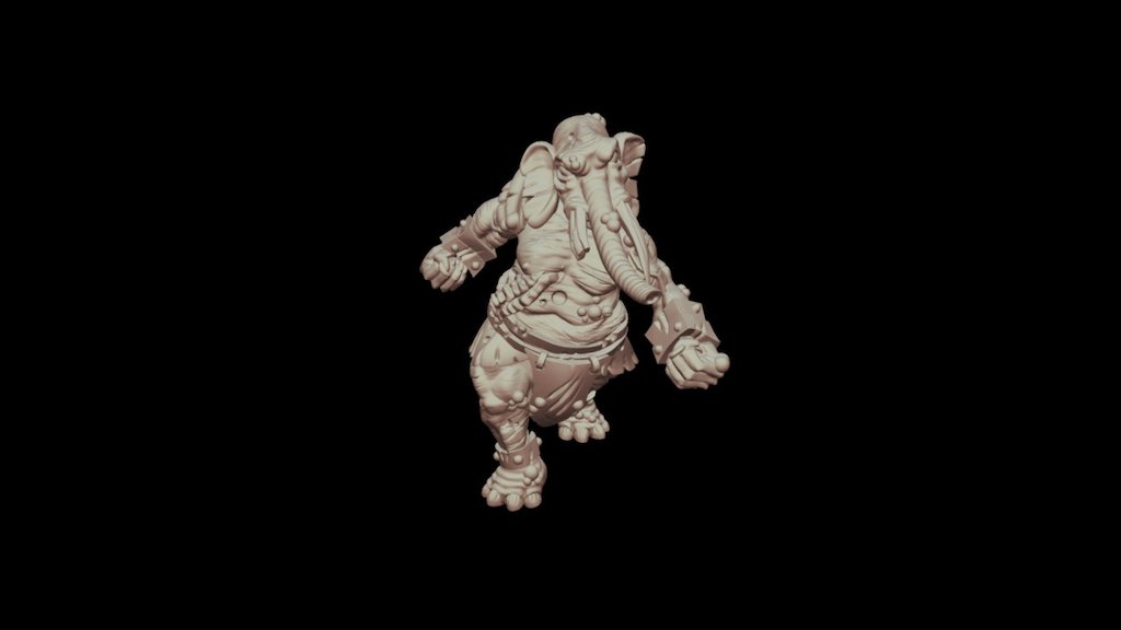 Elephant 1 - 3D model by crosslances [b45089a] - Sketchfab