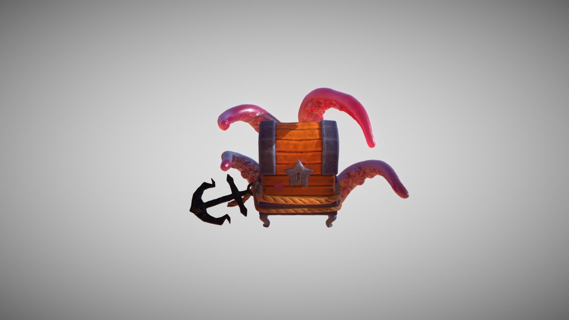 Mermaid Chest - 3D model by Gher [b451995] - Sketchfab