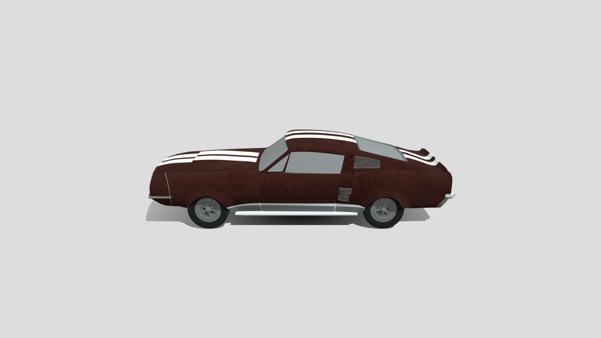 Mustang gt500 shelby 1967 - 3D model by dl3Dart [b4524ea] - Sketchfab