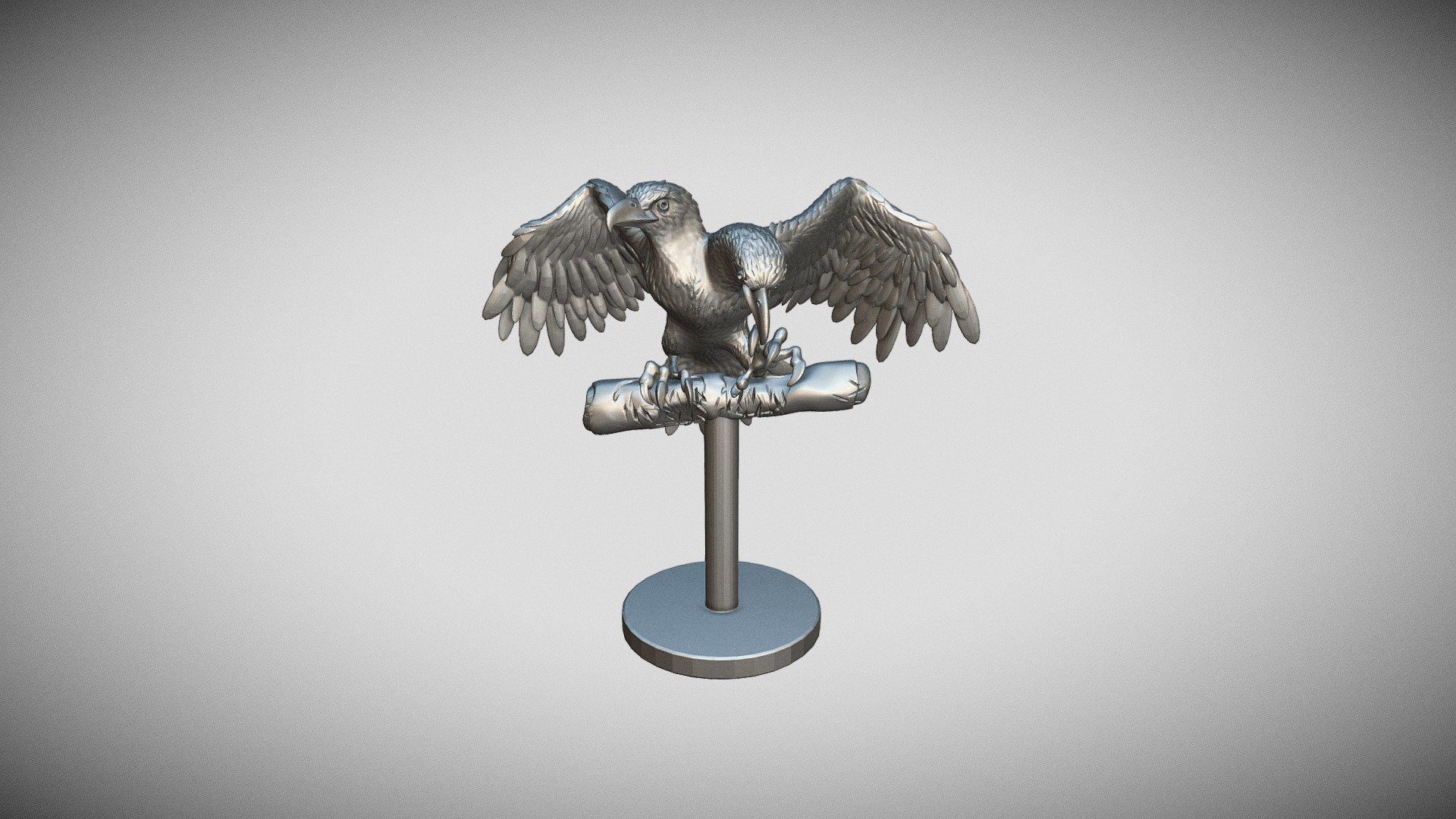 PRINTREADY TWO-HEAD EAGLE - Buy Royalty Free 3D model by spartankaKst ...