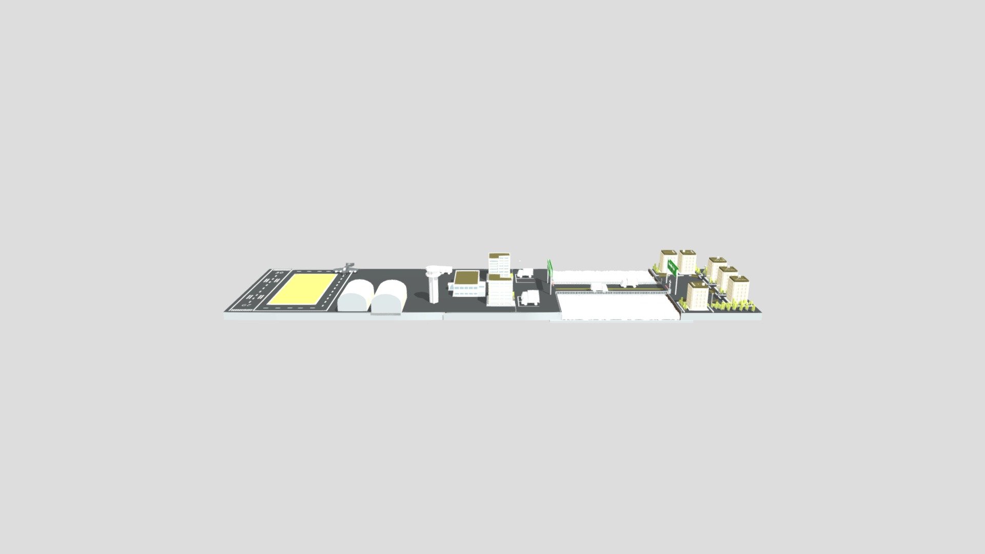 Plane & Scene For RR - 3D model by 626mkk [b456de4] - Sketchfab