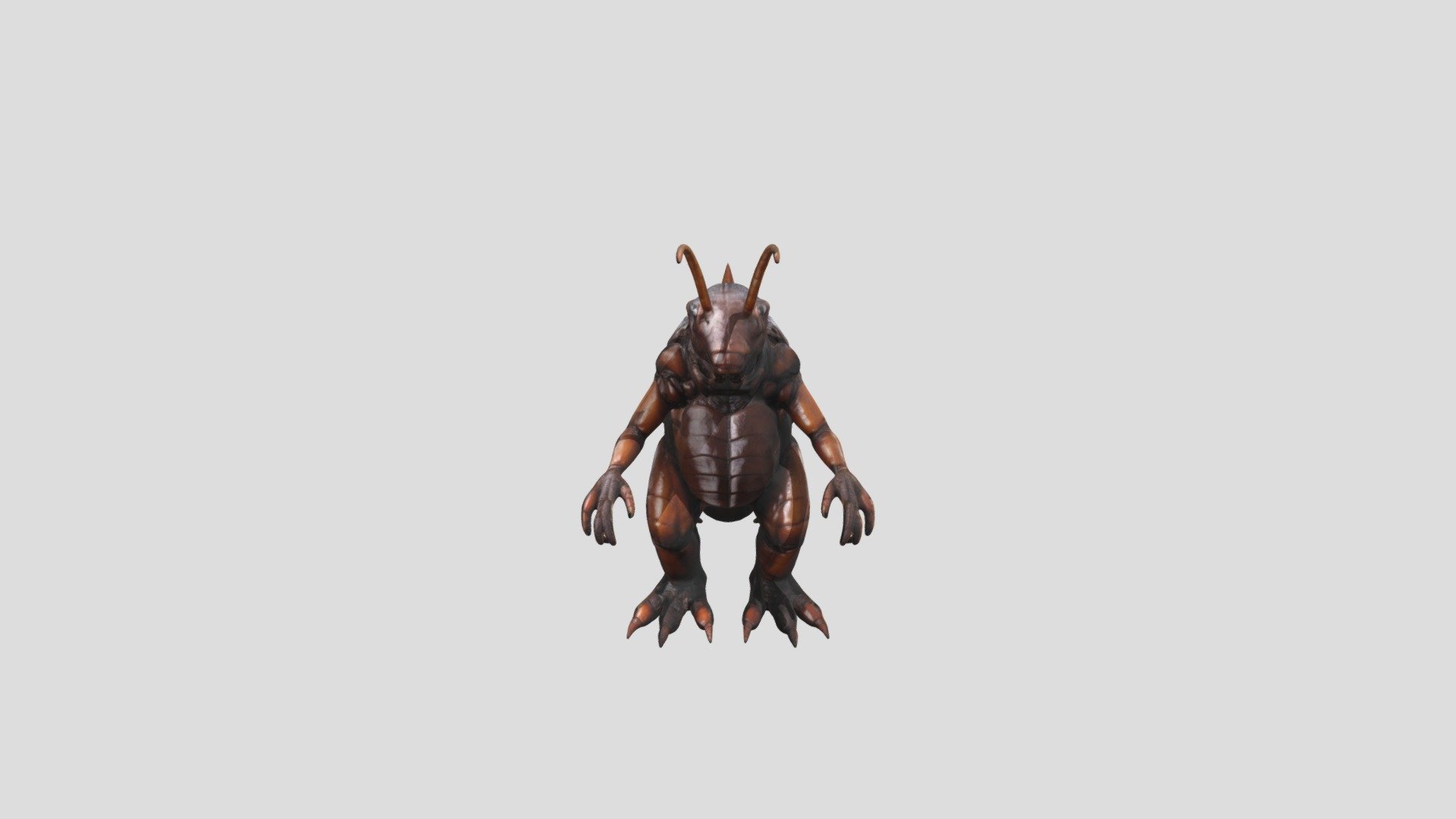Cockroach_Godzilla_Hy_0307105242_texture_fbx - 3D model by Mecha ...