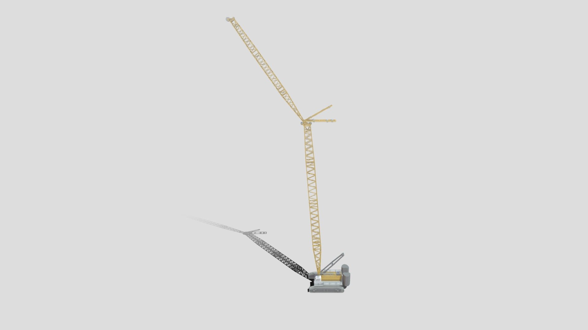 LR 1300 Crawler Crane - Download Free 3D model by doty_aecom [b4597fc ...
