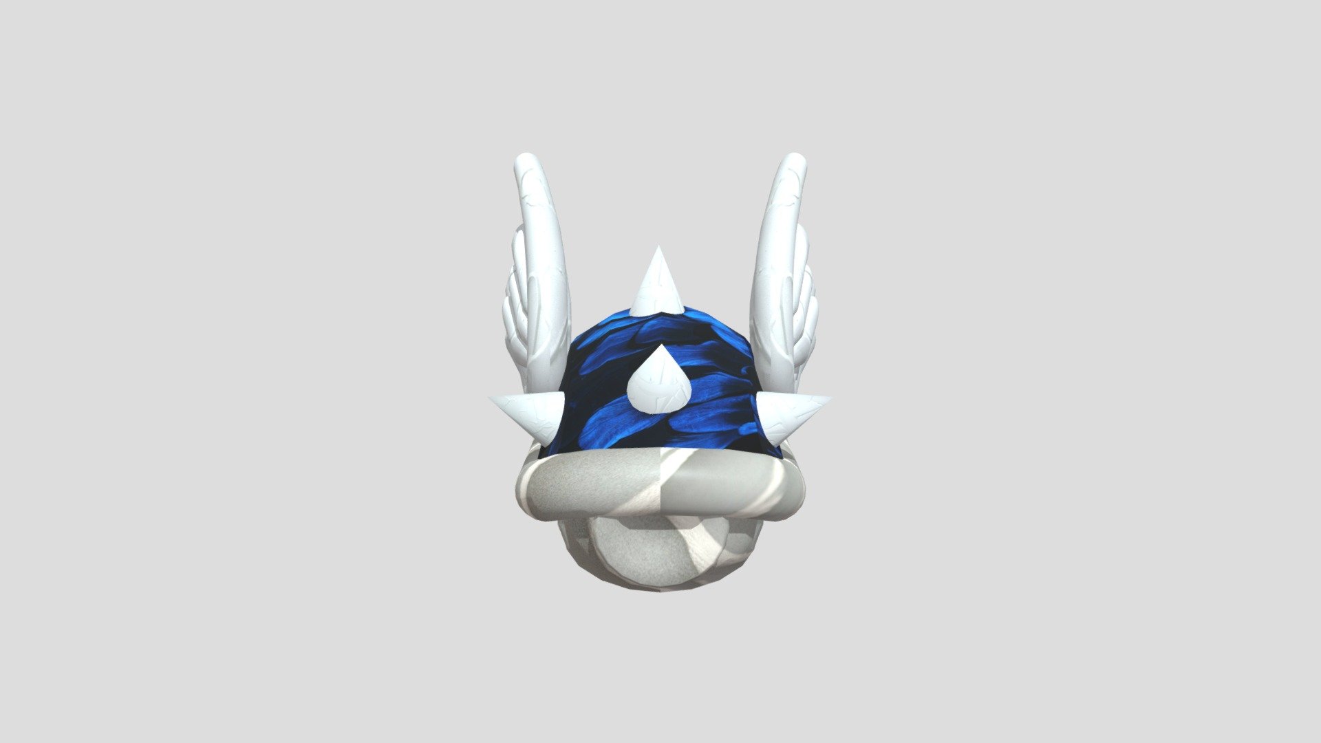Blue Shell with wings - Download Free 3D model by SophdogUVU [b459d17 ...