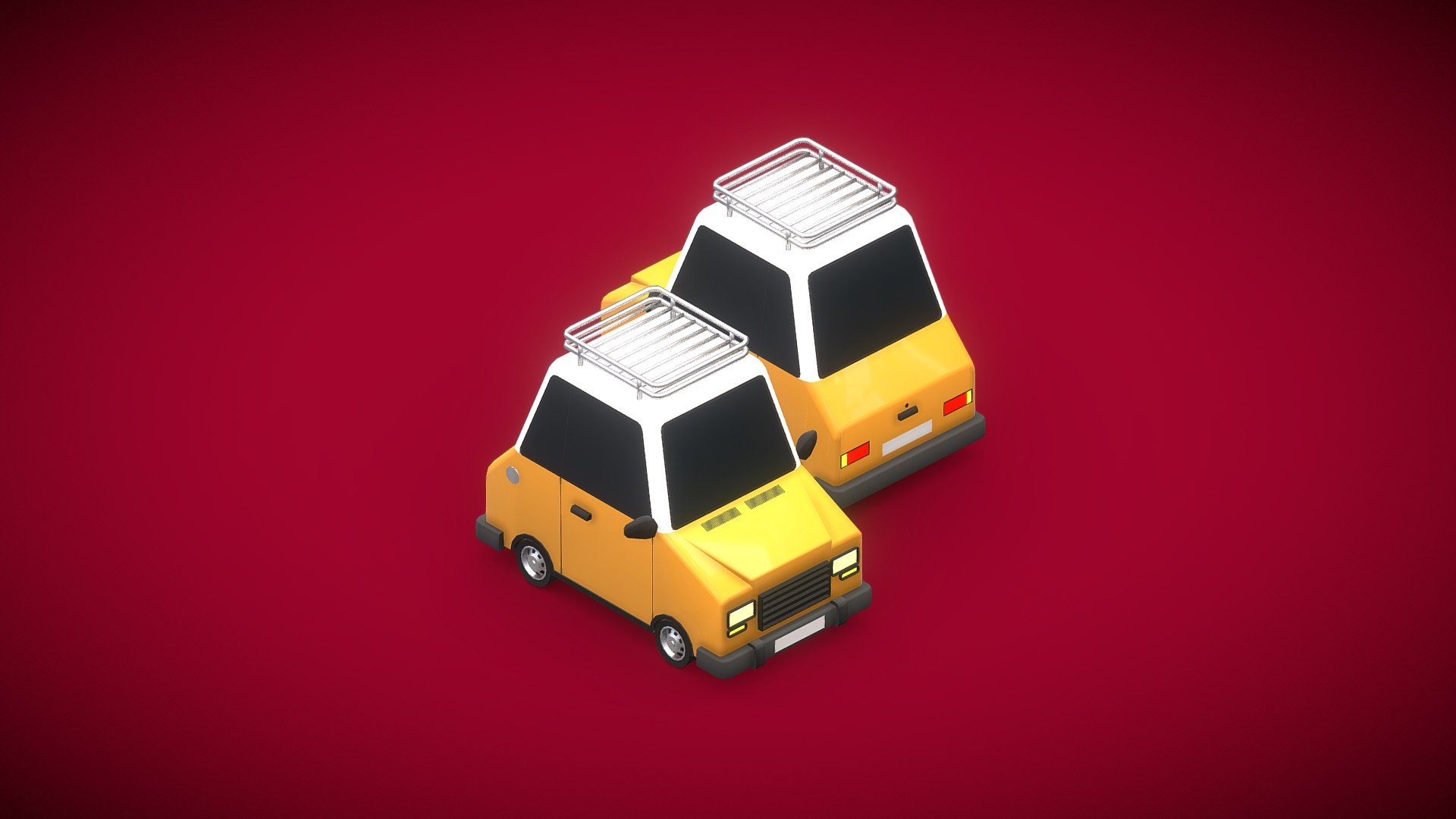 BoxyCars - 3D model by Megapoly.Art [b459e4d] - Sketchfab