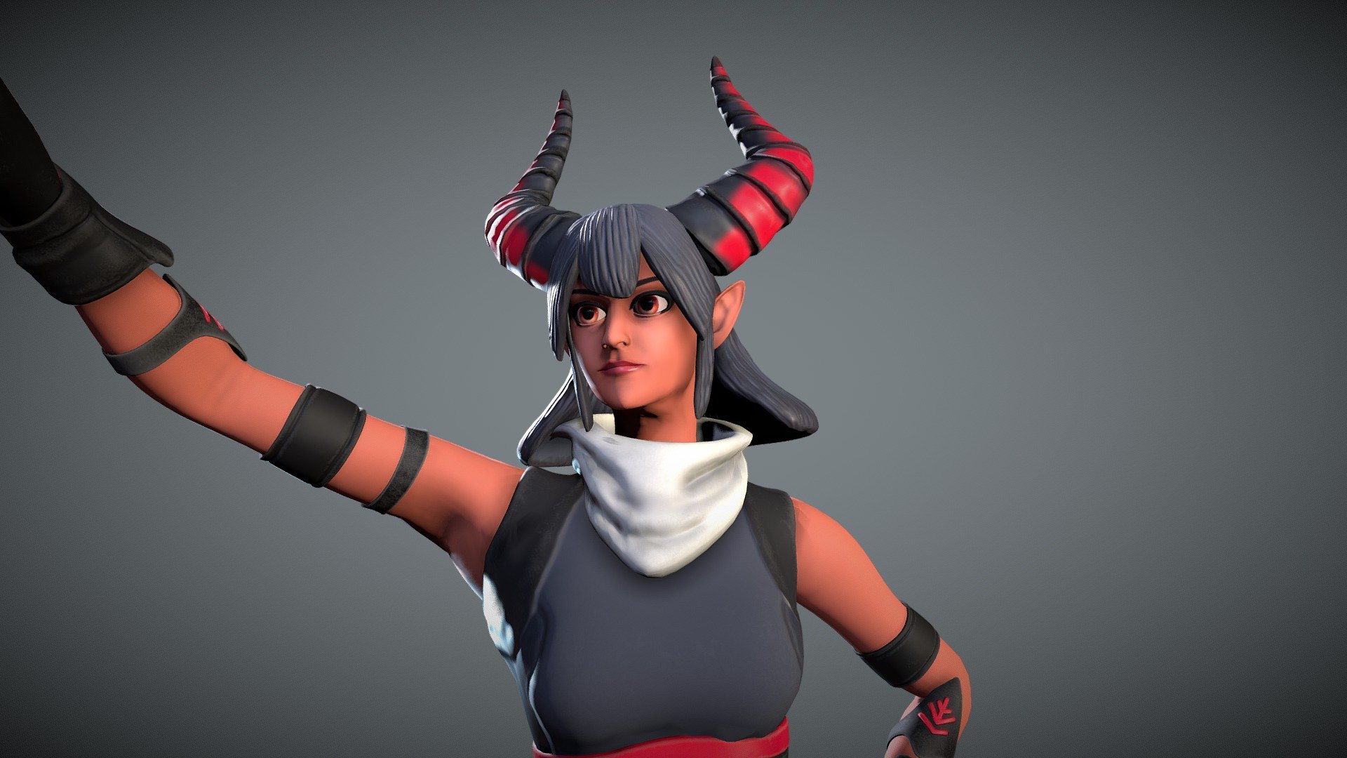 Fortnite Demon Girl Posed - 3D model by cmillikan [b45ab77] - Sketchfab