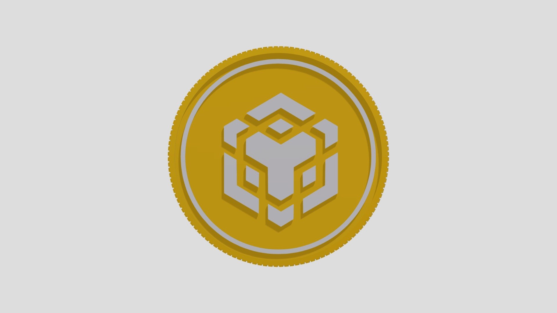 BNB Coin 3D Model - 3D model by 3D Assets Pro (@3dassetspro) [b45af89 ...