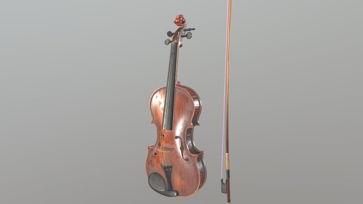 Violin 3D models - Sketchfab