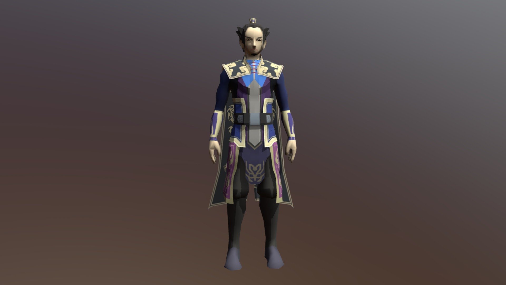 Cao Cao Chinese Dynasty Character - 3D model by Krishna Attiappan ...