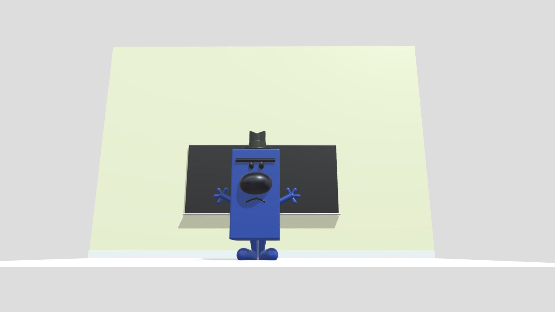 Mr Grumpy - 3D model by Barneysbaddayatschool [b45bfea] - Sketchfab