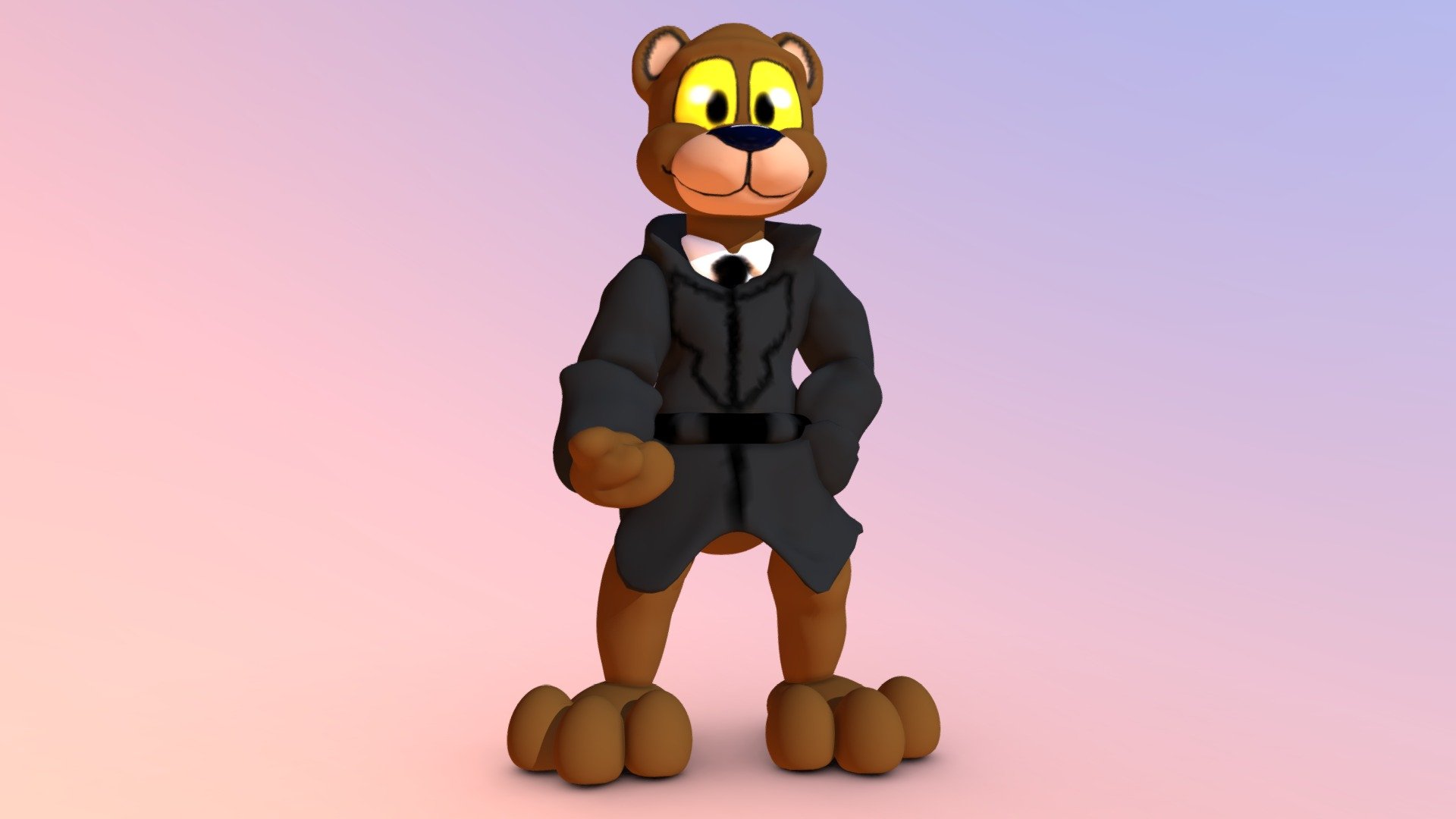The bear man - 3D model by The fancy bear (@A_fancy_bear) [b45c412 ...