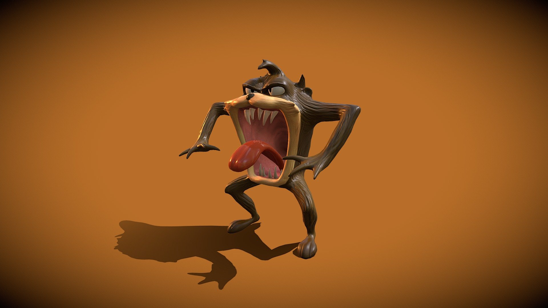 TAZ_ Looney Toons - 3D model by Shunne2088 [b45c80d] - Sketchfab