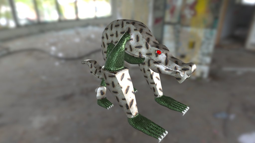 Metal Croc - 3D model by Nano Rage (@nanorage) [b45c934] - Sketchfab