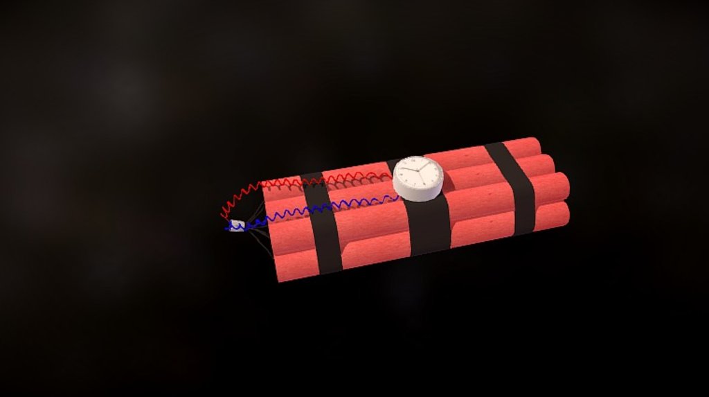 Dinamit - 3D model by zviad [b45d6bb] - Sketchfab