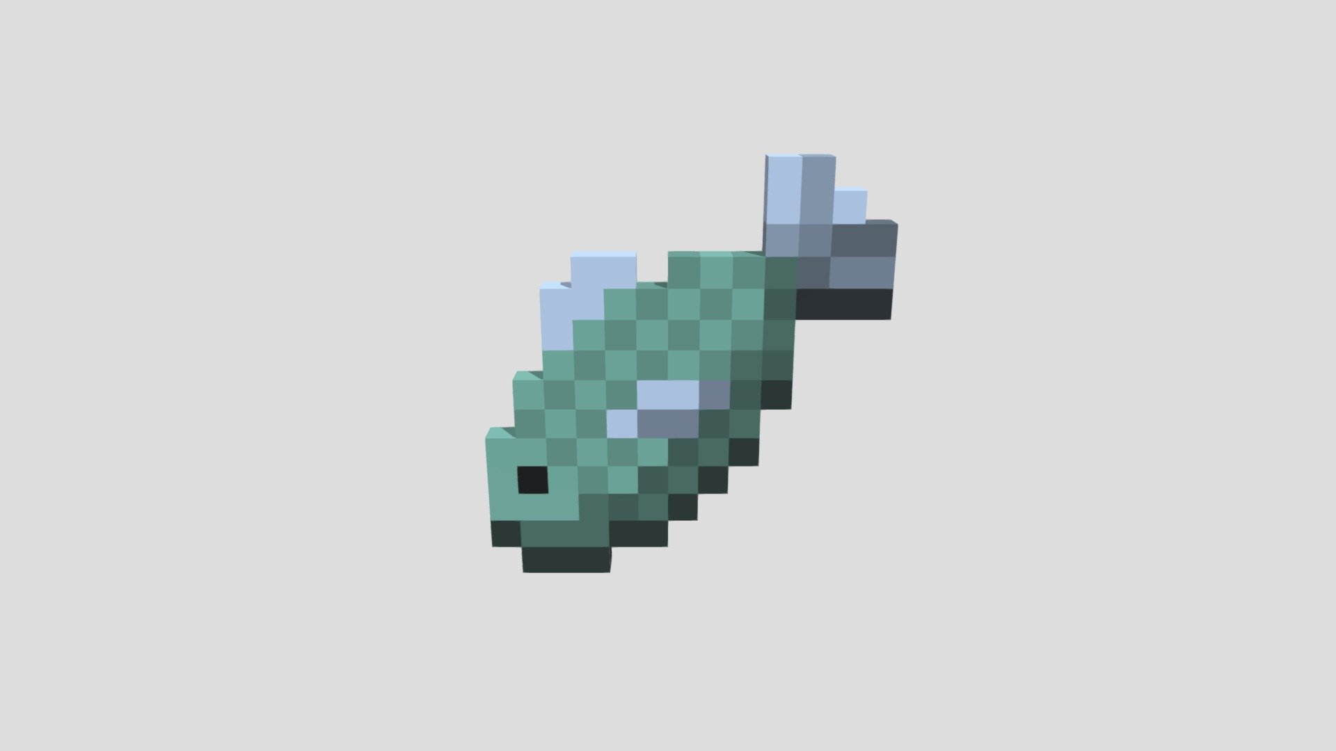 Old Minecraft Fish - 3D model by Unga_Bungaz [b45eef4] - Sketchfab