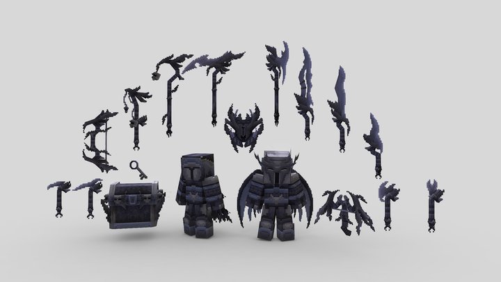 Minecraft-models 3D models - Sketchfab